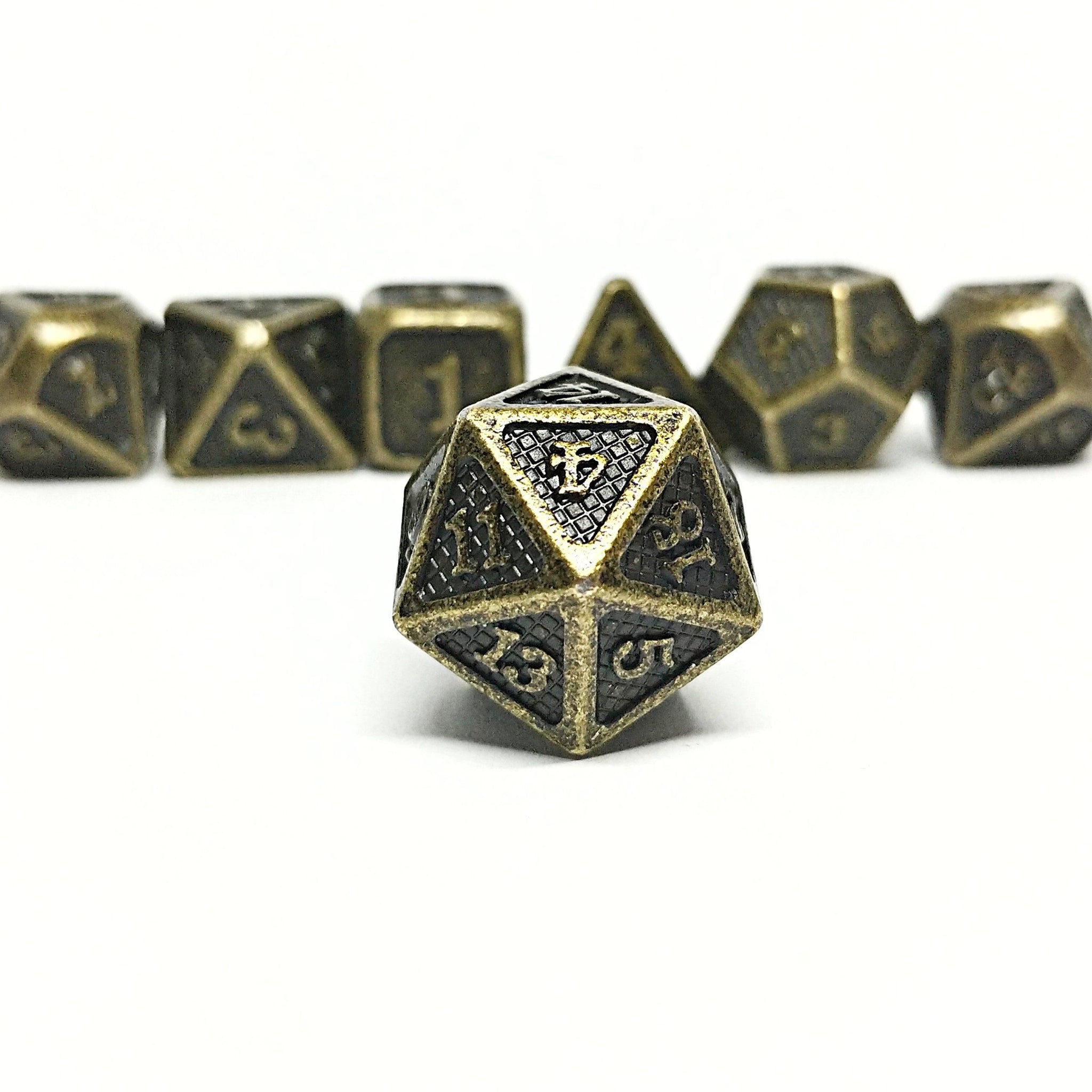 Dwarven Battlestone Polyhedral Dice Set – Arcana Vault